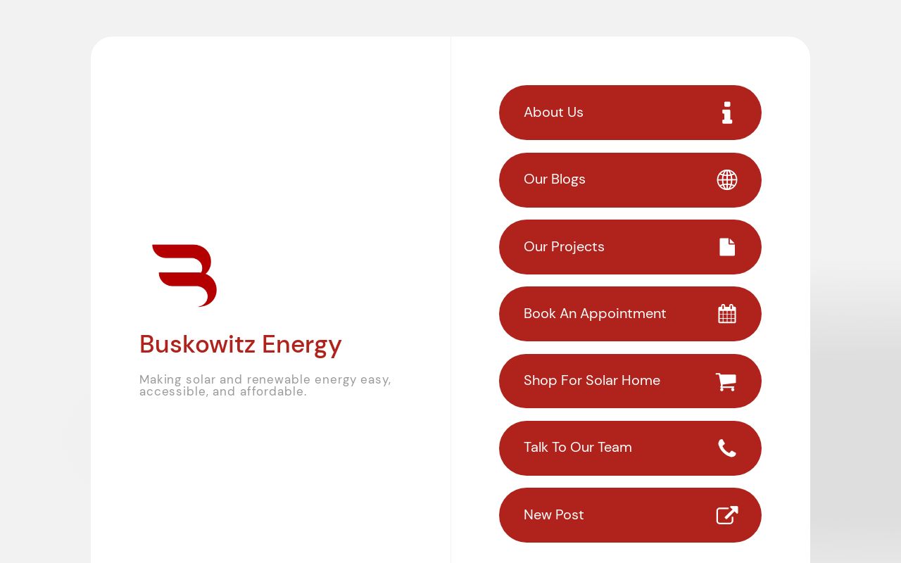 Buskowitz Energy